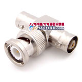 [10262]KJ BNC T형 아답터 암-수-암 모델명 : BNC-TA-JPJ - AVCOREA